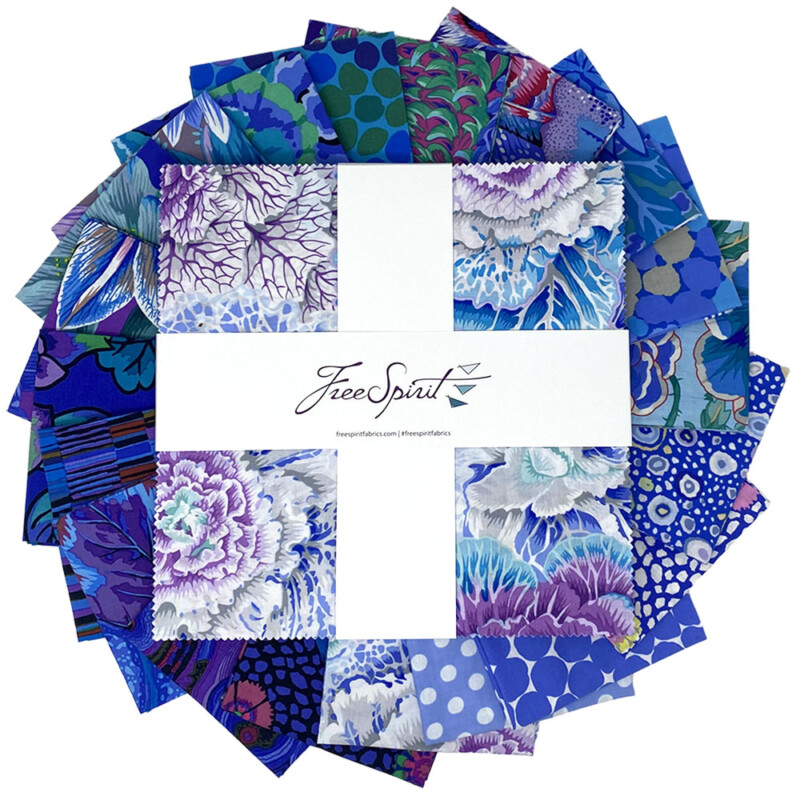 Kaffe Fassett - Lake - Layer Cake - Quiltshop by Quilt-Werkstatt