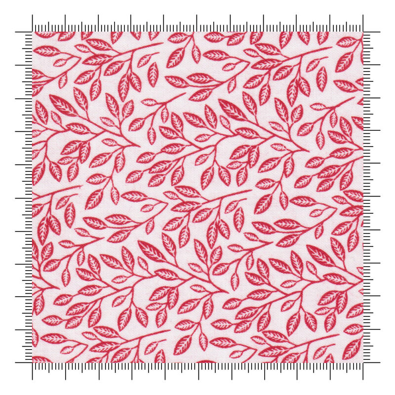 Radiant Ruby Leaves Cloud - Quiltshop by Quilt-Werkstatt